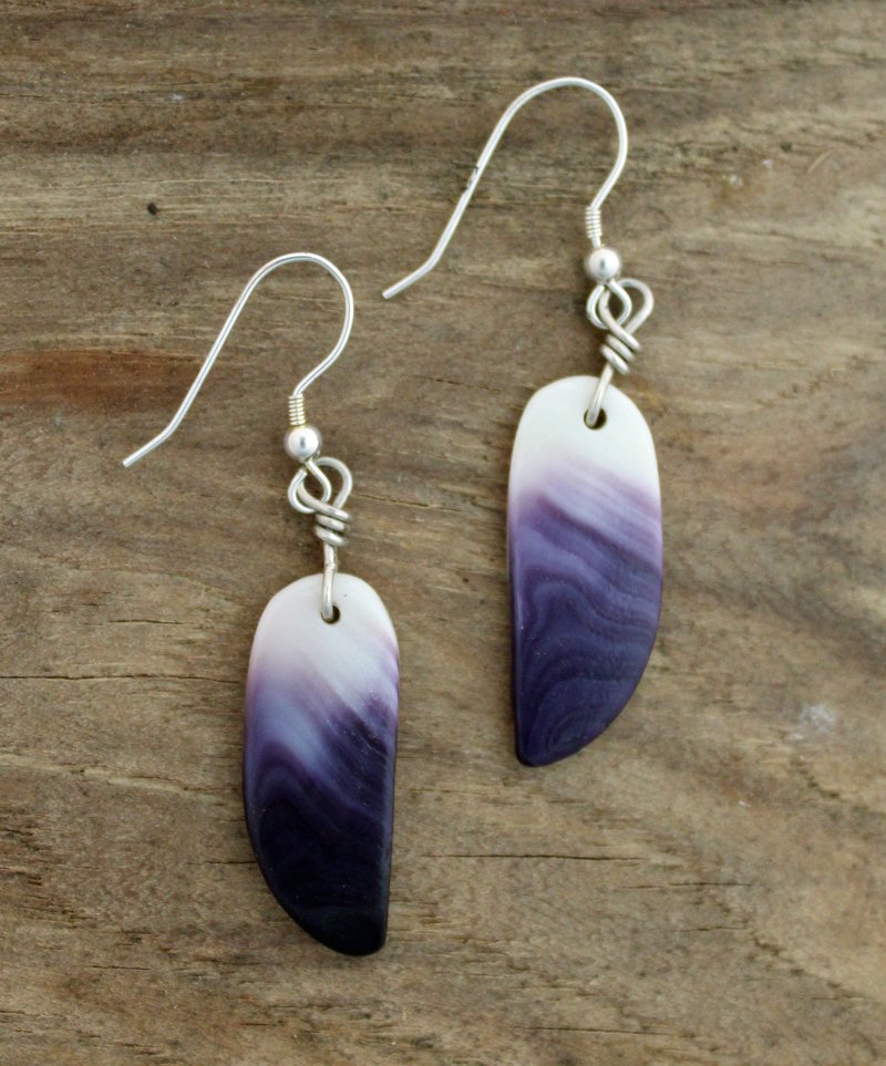 Wampum Wing Earrings