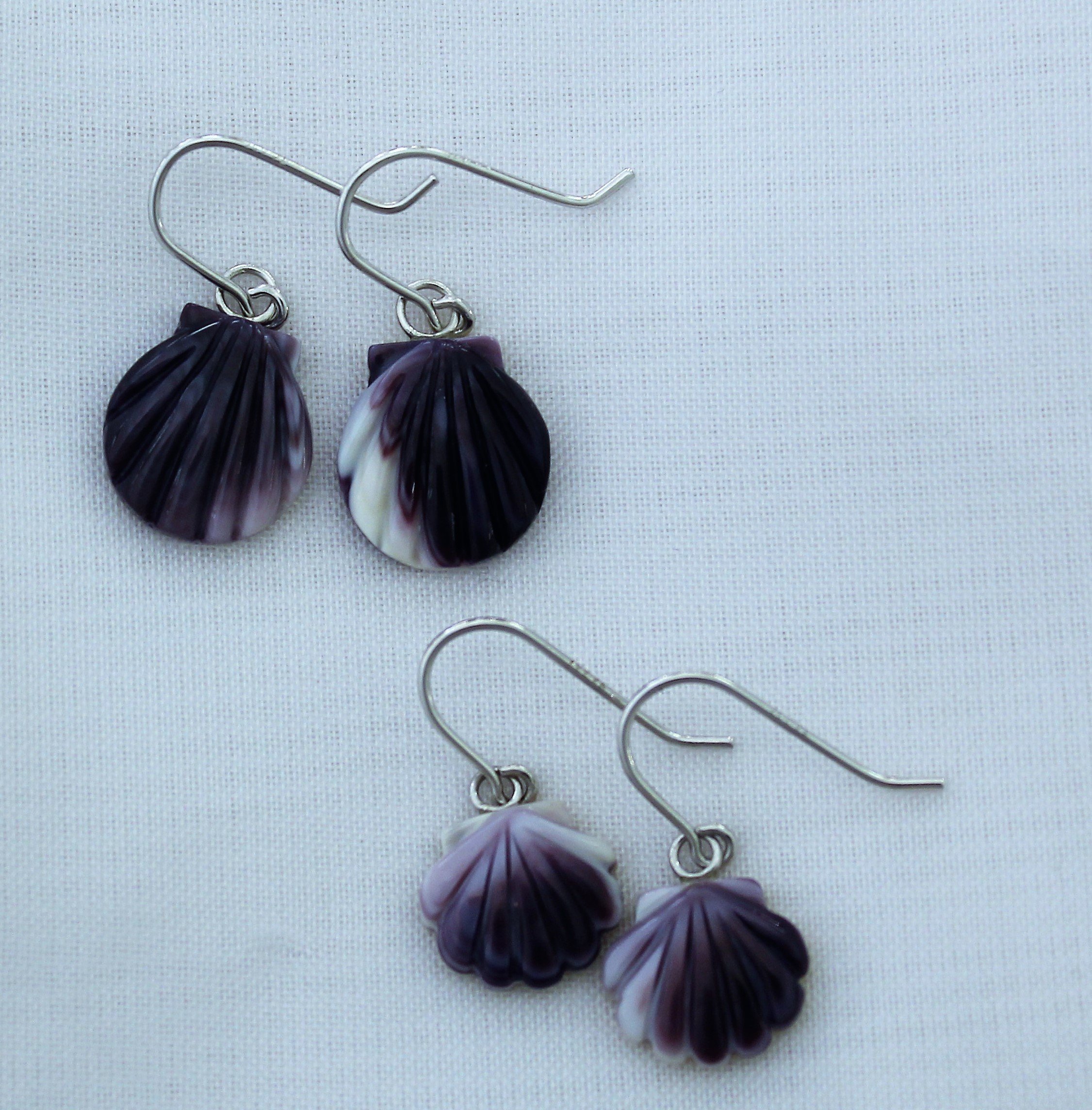 Mini Shell Wampum Earrings
